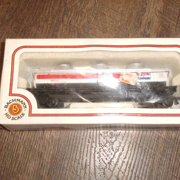 Vintage | Toys | Bachmann Railroad 3 Dome Tank Car Exxon Train Set ...